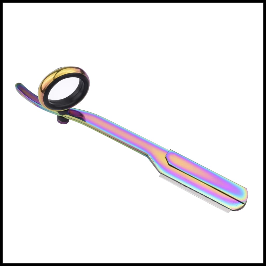 Ringblade - Rainbow Titanium Straight Edge Razor Patented Design ...